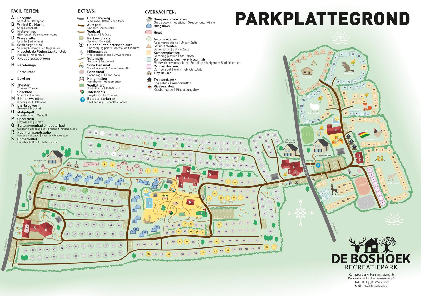 Karte - Freizeitpark De Boshoek